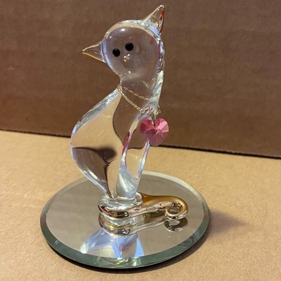 Glass Baron | Art | Kitty Cat Sculpture Figurine Glass Baron Kitten ...